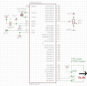 ADC in AVR ATmega32A Microcontroller