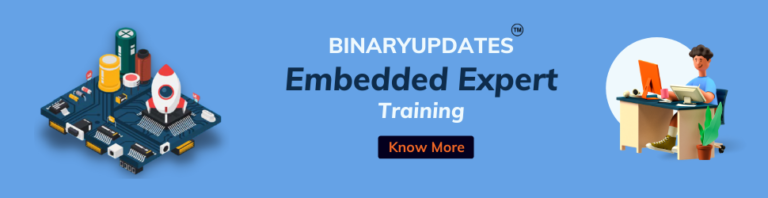 Embedded System Training Pune | Live Online End to End Project